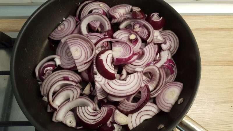 Caramelized Red Onions - Jumping Pumpkin
